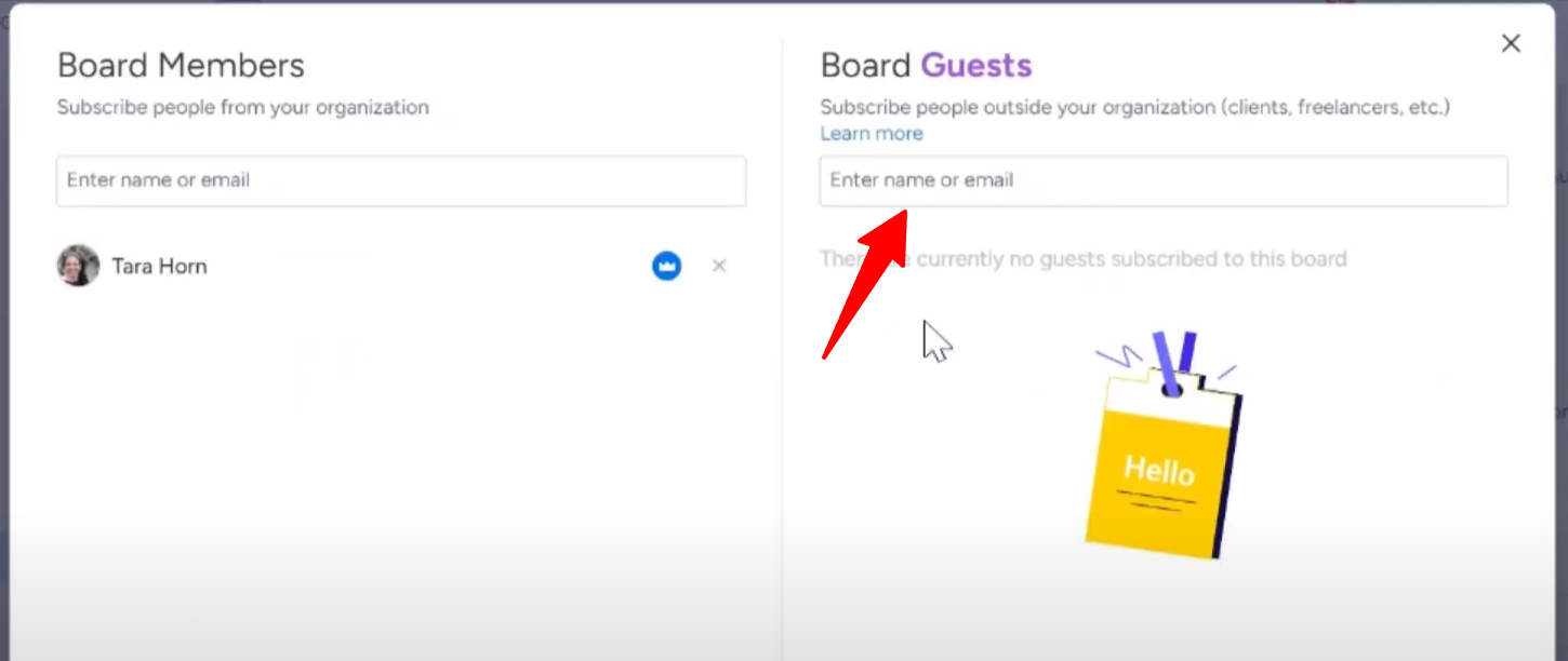How to Share a Board with a Guest in monday.com | Simpleday