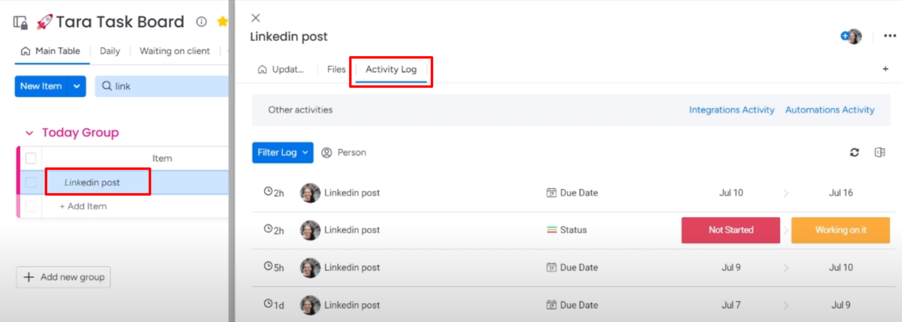 How to See the Account Activity on monday.com | Simpleday