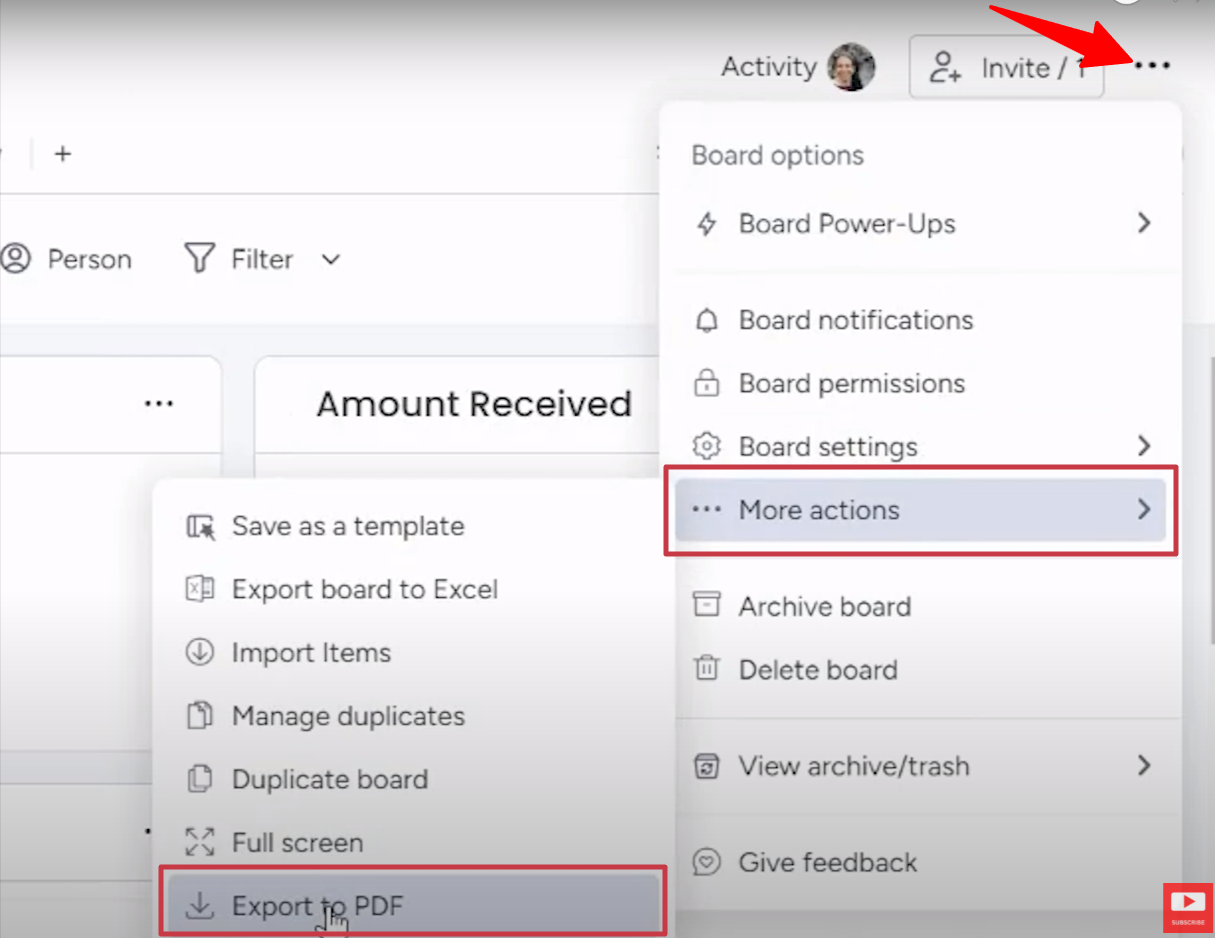 Exporting to PDF on monday.com: Learn This Simple Process | Simpleday