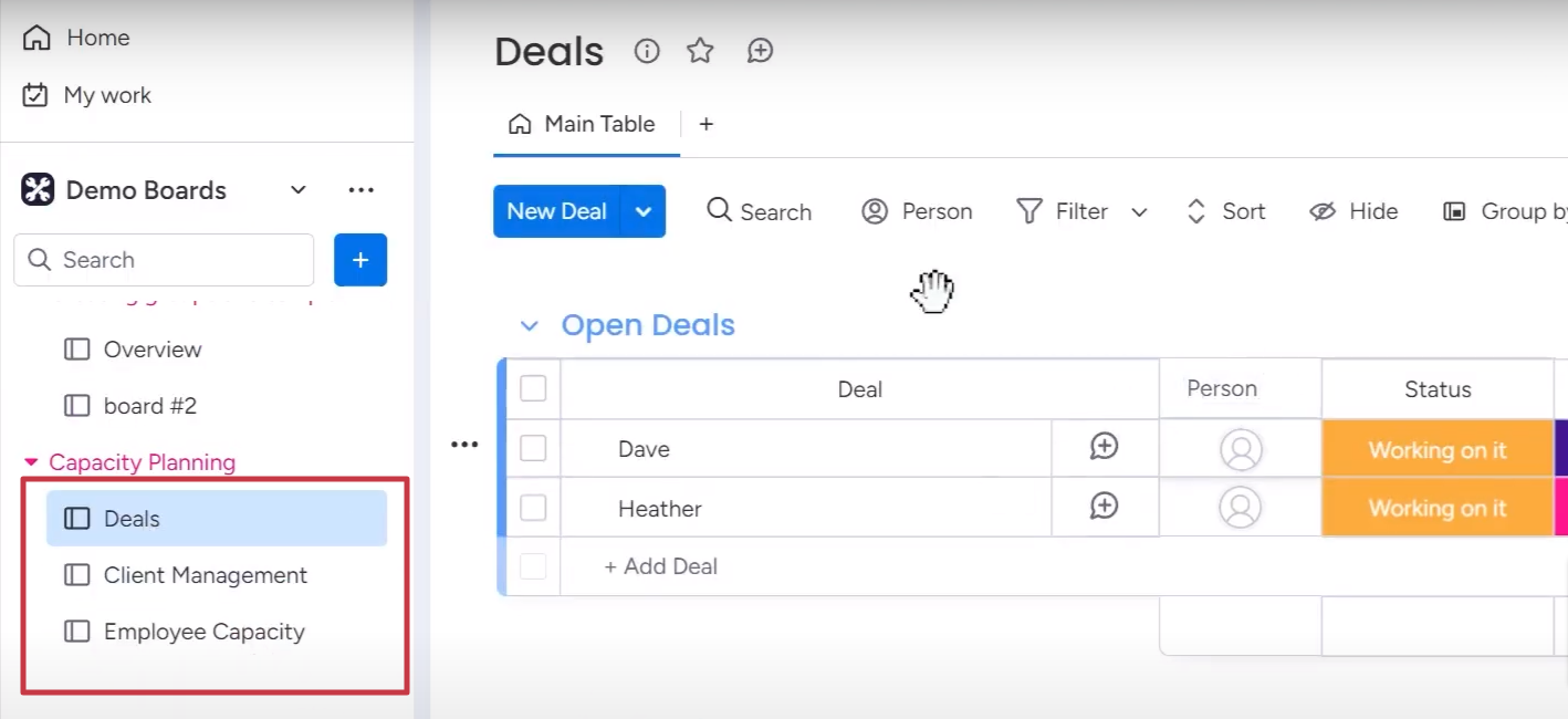 How to Manage Employee Capacity in monday.com | Simpleday