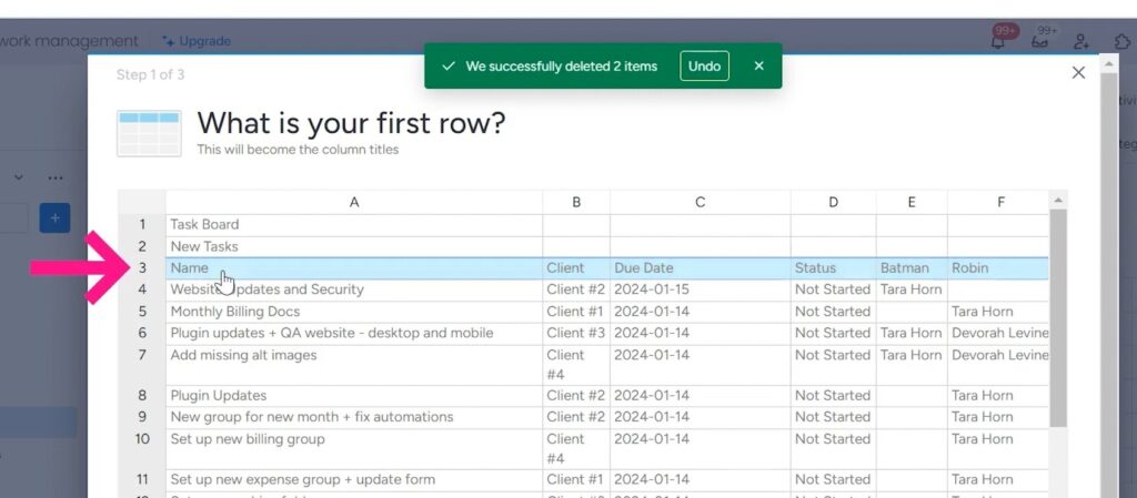 Two Effortless Ways to Upload Excel Files to monday.com | Simpleday
