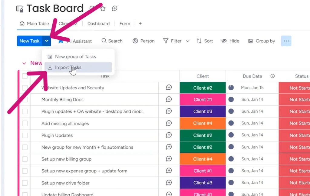 Two Effortless Ways to Upload Excel Files to monday.com | Simpleday