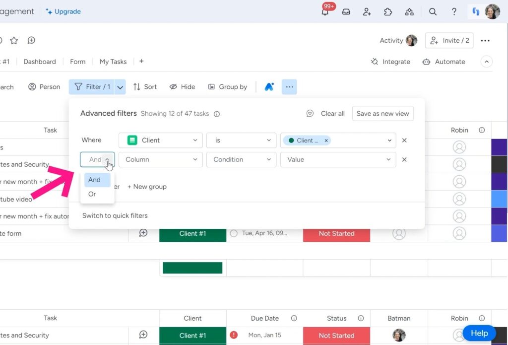 How to Filter Your Data in monday.com Like a Pro | Simpleday