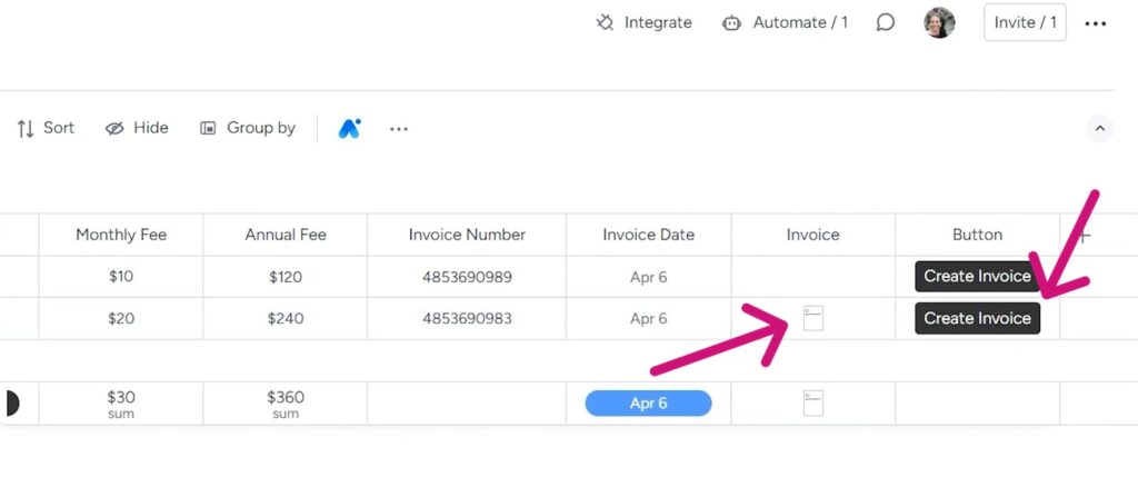 How to Make Invoice Automation with DocuGen on monday.com | Simpleday