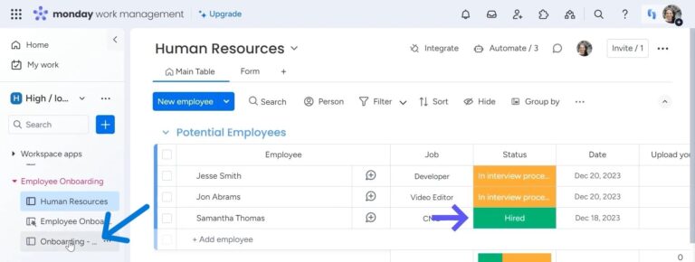 How to Automate High-Level and Low-Level Boards on monday.com | Simpleday
