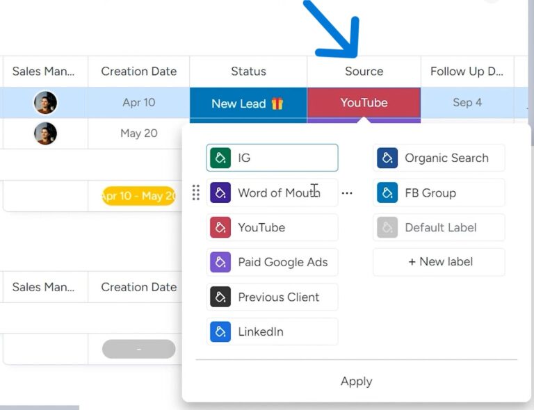 How to Track the Source of Your Leads on monday.com CRM | Simpleday