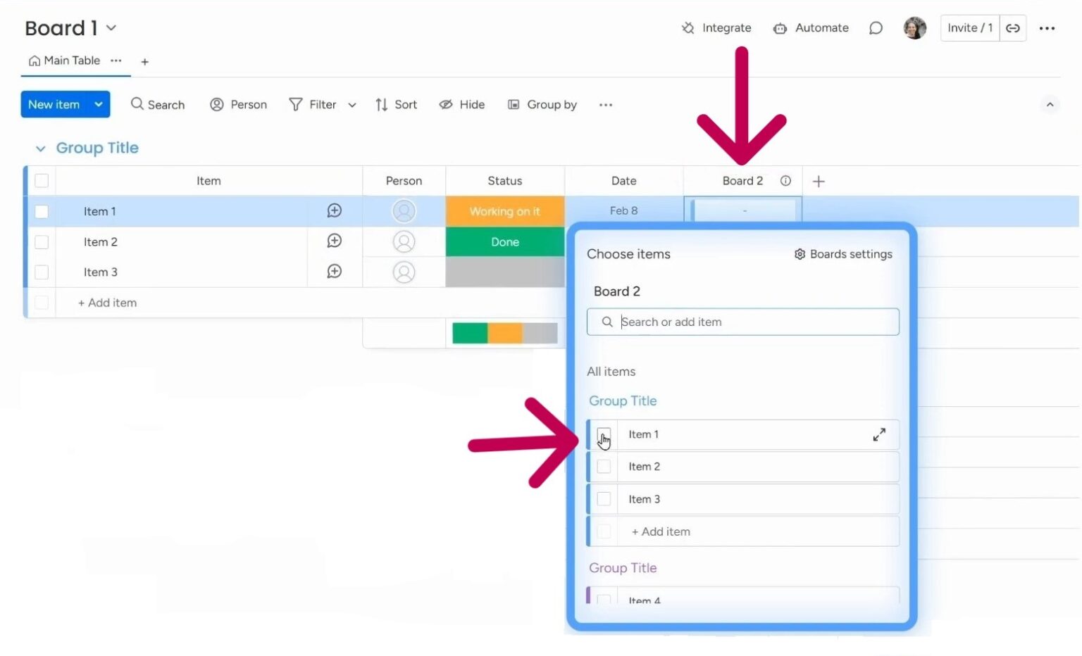 How to Easily Make Board Connections in monday.com | Simpleday