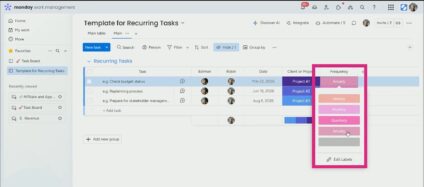 Easy Way to Set up Recurring Tasks in monday.com | Simpleday